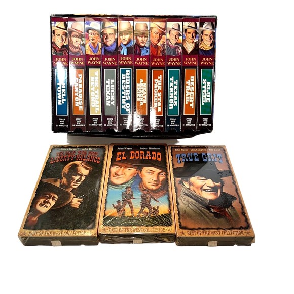 Media | John Wayne The Duke Vhs 1 Tape Set Great Western Classics Ob ...
